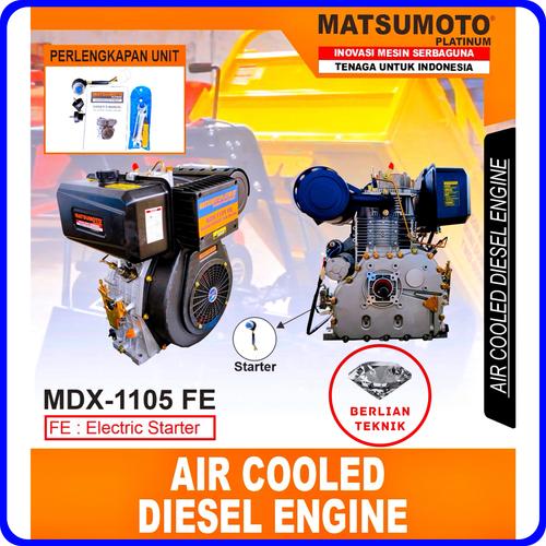 Jual Mesin Penggerak Solar Engine Diesel Matsumoto MDX 1105 FE / 22 HP ...