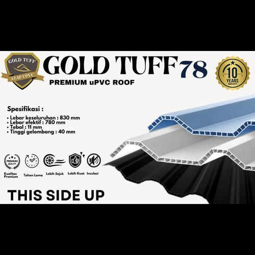 Promo Atap Spandek UPVC Evertop Dobel Layer Goldtuff - Garansi Pabrik ...