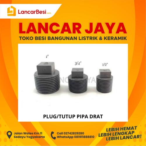 Jual Plug/Tutup Pipa Drat Power Tipe AW - ¾" - Kab. Bantul - Toko Besi ...