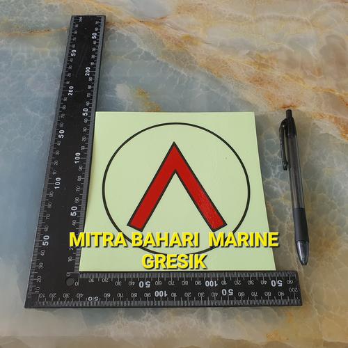 Jual Stiker IMO Symbol Flame Detector Uk. 15x15Cm IMPA 336055 Glow in ...