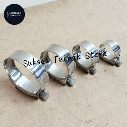 Jual Clamp Superior Stainless SS304 Ukuran 26 - 28 / Klem Hose Heavy ...