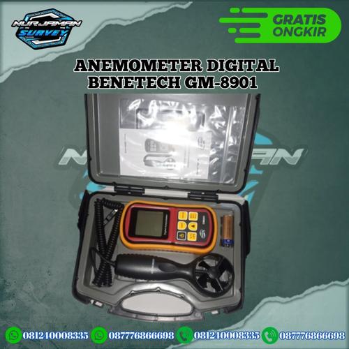 Jual Alat Ukur Kecepatan Angin Digital Anemometer Benetech GM8901 - Jakarta Barat - Teknik ...