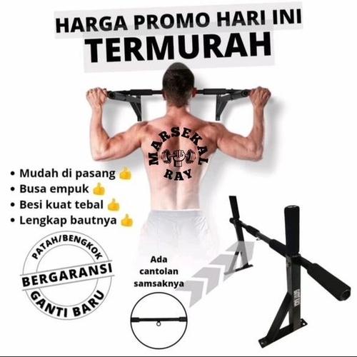Promo Pull Up Bar Alat Fitness Rumah Pasang Dinding Bisa Gantungan ...