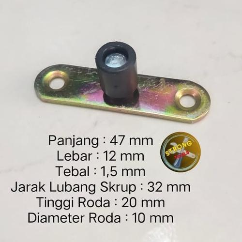 Jual Roda Bawah Rel Pintu Rumah Sliding 10 mm / Pen Pin Guide Rel Geser ...