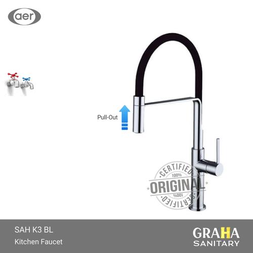 Jual AER Kran dapur panas dingin kuningan / Mixer kitchen fauchet SAH-K3 BL - Kota Surabaya ...
