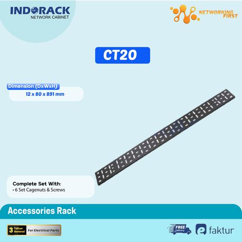 Jual Indorack Cable Tray 20U 27U 32U 42U 45U Rack Server Cable ...