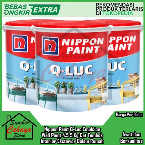 Jual Nippon Paint Q-Luc Emulsion Paint Wall Paint Cat Tembok Nipon Qluc ...