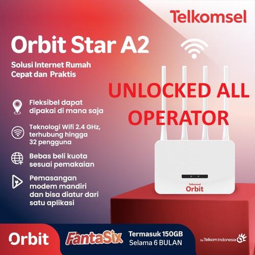 Jual Modem Router Telkomsel Orbit Star A2 150GB Advan CPE V1 Pro Wifi 4G High Speed - Orbit A2 ...