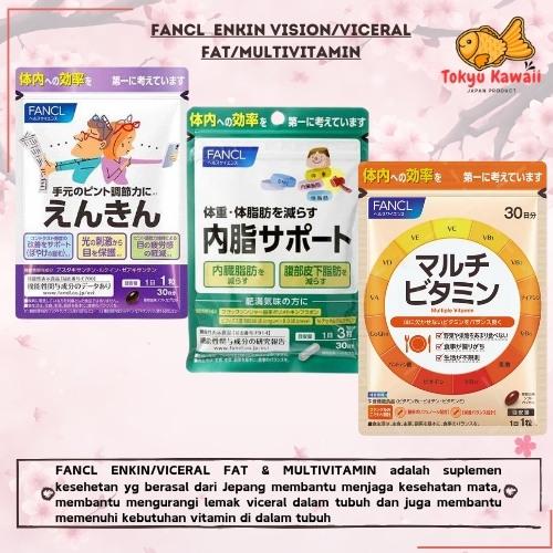 Jual Fancl Enkin Vision/ Viceral Fat Black Gingger/Multiple Vitamin - Enkin Vision - Kota ...