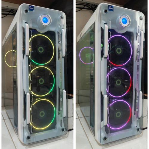 Jual Gamemax Optical G510 + 4 Fan ARGB - case PC putih - Kota Bekasi ...