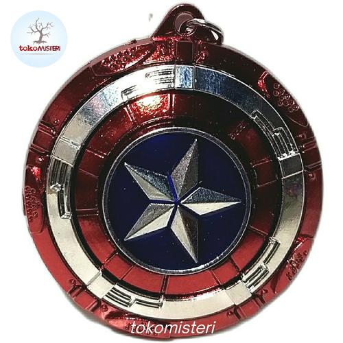 Jual Ganci Gantungan Kunci Diecast Captain America Shield Superhero ...