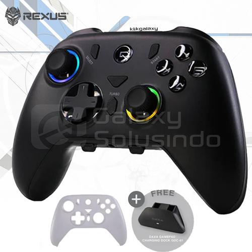 Promo Rexus Daxa Cygnus AX7 Dual Mode Wireless Connection Gamepad With ...