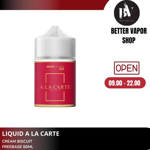 Jual Liquid A La Carte Cream Biscuit 60ML - Ala Carte Cream Biscuit ...