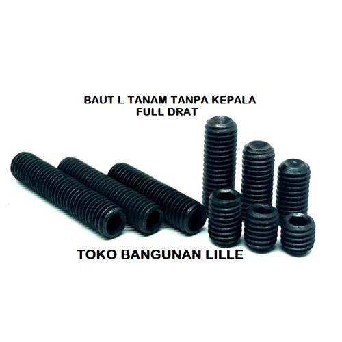 Jual Baut Tanpa Kepala M 8 Baut L Set Tanam Headless Baut Kunci L 3 mm ...