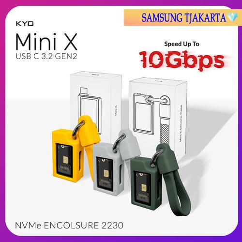 Jual KYO Mini X 10Gbps Portable SSD Enclosure With Active Cooling Fan M ...