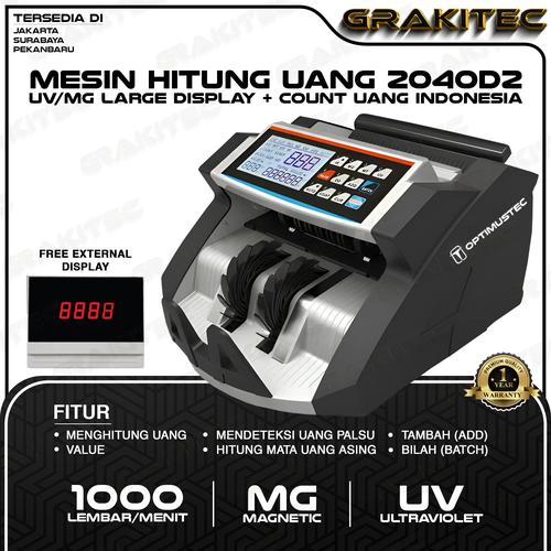 Promo Mesin Penghitung Uang 2040D2 Dual Display - Alat Hitung Uang ...