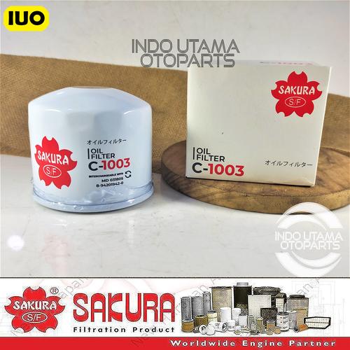 Promo Filter Oli Mirage L300 Bensin Galant Lancer Saringan Oli SAKURA C ...