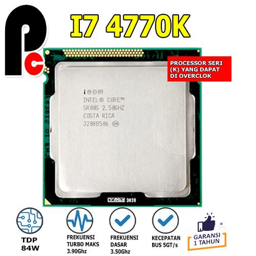 Promo Prosesor Intel Core i7-4790K 3,90 GHz Soket LGA 1150 - i7 4770k ...