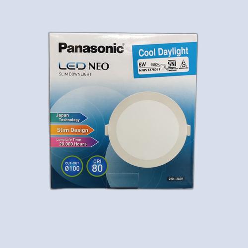 Jual Panasonic LED NEO SLIM DOWNLIGHT, NNP71278, 6w,6500K - Jakarta ...