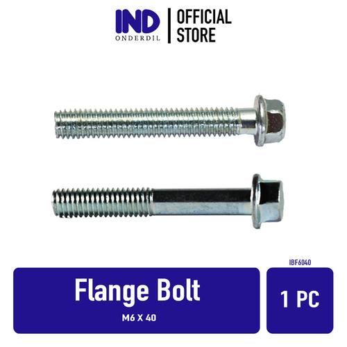 Jual Baut-Baud-Bolt Flange-Topi M6x40-6x40 K8-Kunci 8 - Setengah Drat - Kota Bandung - IND ...