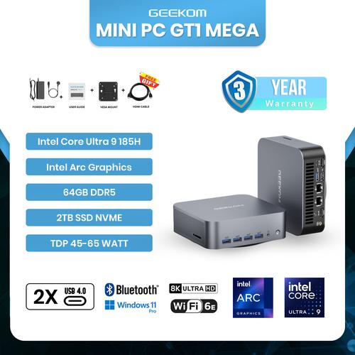 Jual Mini PC Geekom GT1 MEGA - Intel Core Ultra 9 185H Intel Arc ...