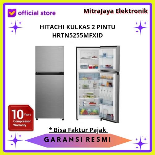 Promo HITACHI HRTN5255MFXID KULKAS 2 PINTU 255Liter INVERTER HRTN5255MFXID Cicil 0% 3x - Jakarta ...