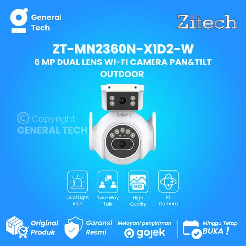 Promo ZITECH WI-FI Camera ZT-MN2360N-X1D2-W | Dual Lens Kamera - Kab ...