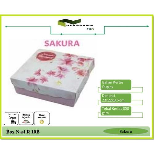 Jual Box Kotak Makan Snack Bahan Duplex Motif Batik Toedjo Roepa - R10B ...