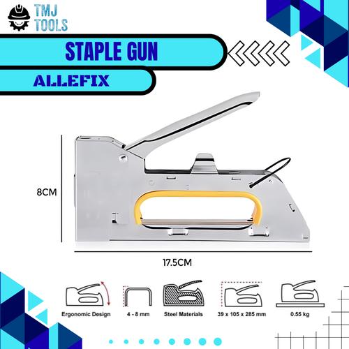 Jual Allefix Staple Gun Staples Tembak Handtacker Kayu Jok Motor Mobil ...