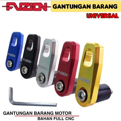 Jual Gantungan Barang Motor Full CNC Asli FUZION Model ARM Plus Baut ...