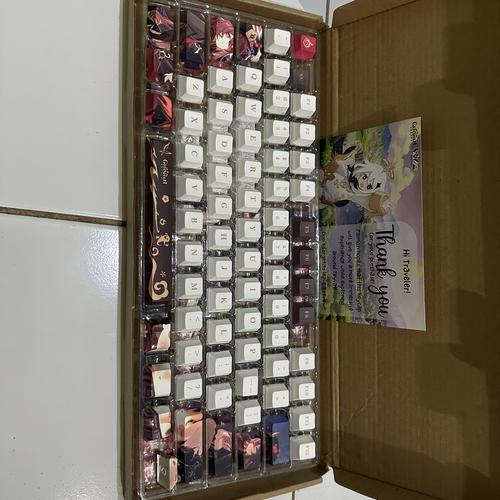 Jual WASD Project Genshin Impact Hu Tao (Cherry Profile) - Mechanical Gaming Keyboard Keycaps ...
