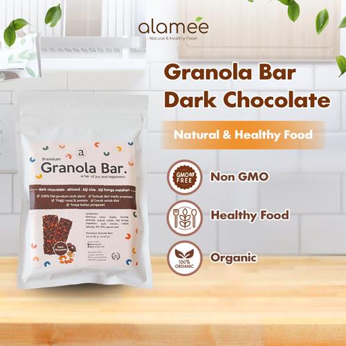 Jual Granola Bar Cemilan Diet Sehat Healty Snack Dark Chocolate Almond ...