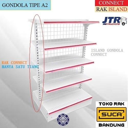 Promo Rak Minimarket Island Gondola T 1.5M 5 Hambalan (Connecting) -A2 ...
