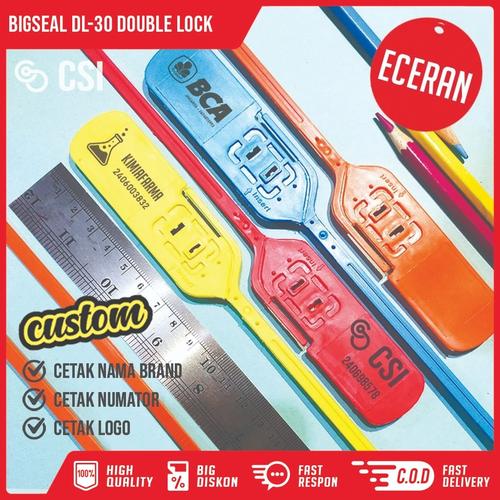 Jual [ ECERAN ] CSI DL30 Custom Segel Locis Big Seal Double Lock ...