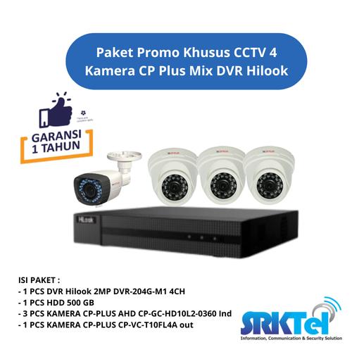 Jual Paket Promo Khusus CCTV 4 Kamera CP Plus Mix DVR Hilook 4CH 2MP - Jakarta Utara - SRKTel ...