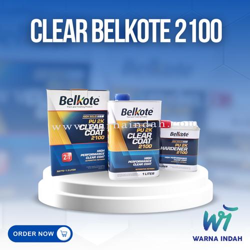 Jual Clear Coat Belkote HS 2100 PU 2K, Kemasan 1 1/2 literset, 1 liter ...