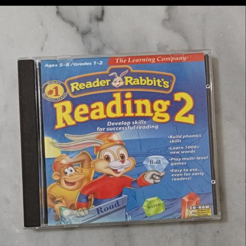 Jual CD ROM READING 2- READER RABBIT FOR AGES 5- 8 YEARS GRADES 1- 2 ...