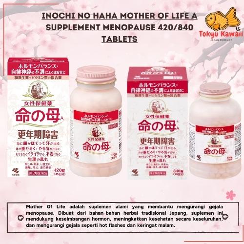 Jual Inochi No Haha Mother Of Life A Supplement Menopause 420 / 840 ...