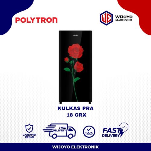 Jual Kulkas 1 Pintu POLYTRON PRA 18 CRX BELEZA Glass Door 180 Ltr Ice ...
