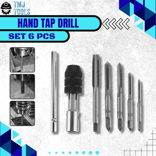 Jual Mata Bor Ulir SET HSS Hand Tap Drill 7 pcs Pembuat Drat Baut M3-M12 - Kota Surabaya - TMJ ...