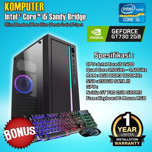 Jual PC RAKITAN Core i5 2400 RAM 8GB VGA GT 730 2GB - Jakarta Utara ...