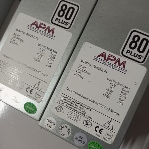 Jual power supply APM SAK250L 12v 20A - 5v,3.3v 15A smps regulator PSU ...