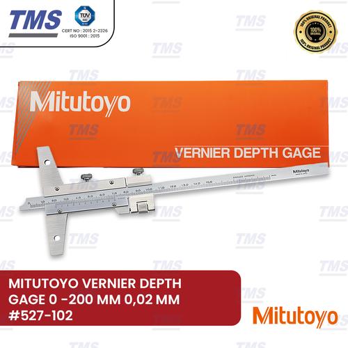 Jual Vernier Depth Gage Mitutoyo 0 - 200 mm, Graduation 0,02 mm #527 ...