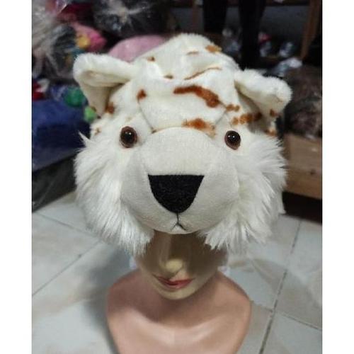 Jual topi karakter boneka topi hewat motif kucing loreng kucing orange ...