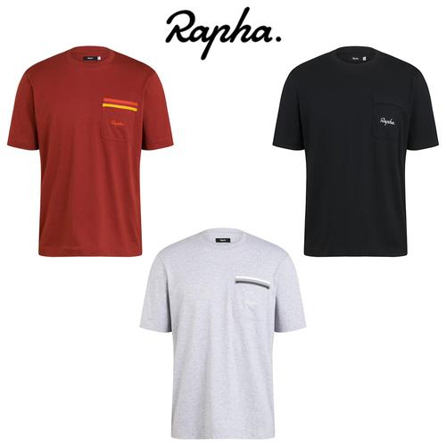 Jual Rapha Men's Logo Pocket T-shirt Original - Brick, L - Jakarta ...