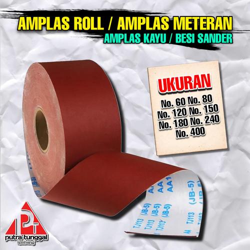 Jual Amplas Meteran Kayu Tembok Besi / Amplas Per meter - No. 80 - Kab ...