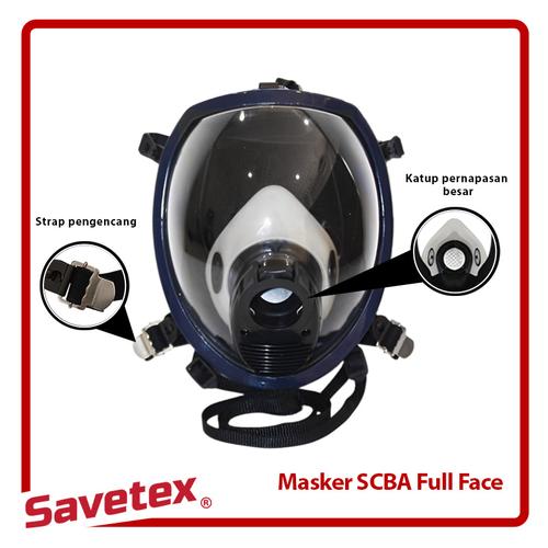Promo Masker SCBA Pemadam / Full Face Mask SCBA Breathing Apparatus ...