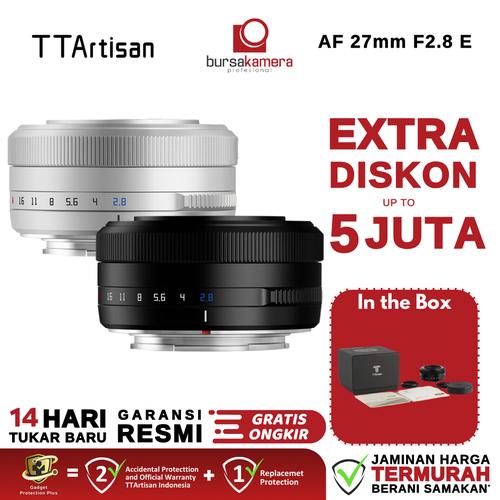 Promo TTArtisan AF 27mm F2.8 Lens for Sony E Auto Focus TTArtisan AF 27 mm F/2.8 GARANSI RESMI ...