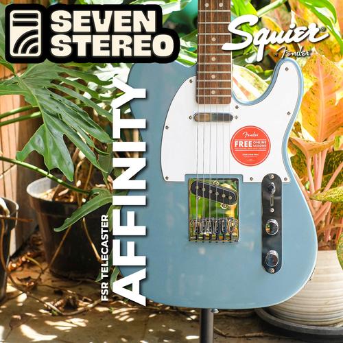 Jual Squier FSR Affinity Telecaster Electric Guitar Ice Blue Metallic ...
