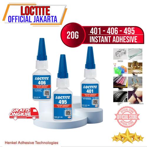 Jual LEM 495 406 401 20g Lem Instan Instant Adhesive Lem Instan Lem ...